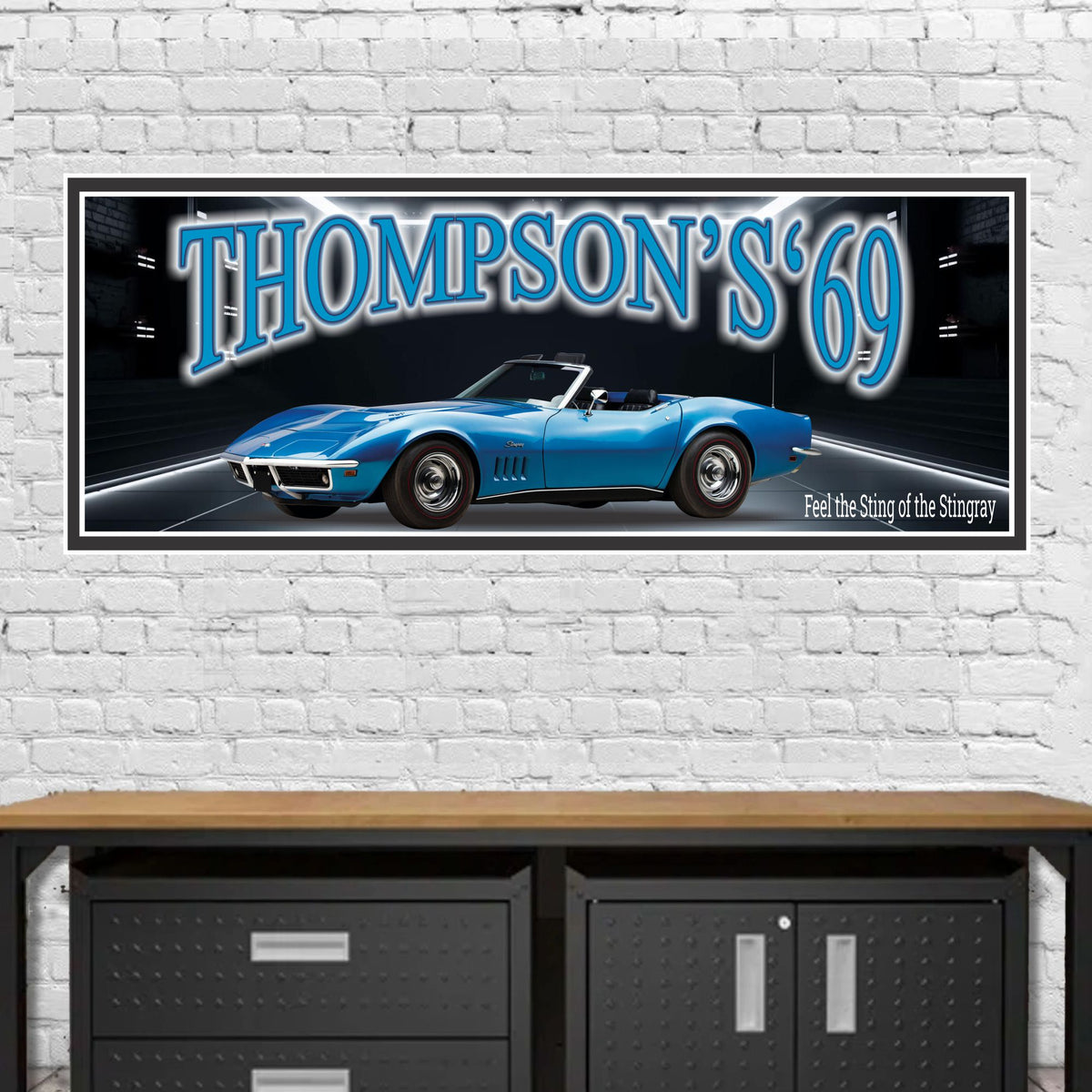 Custom 1969 Chevrolet Stingray Sign - Personalized Classic Car Decor ...
