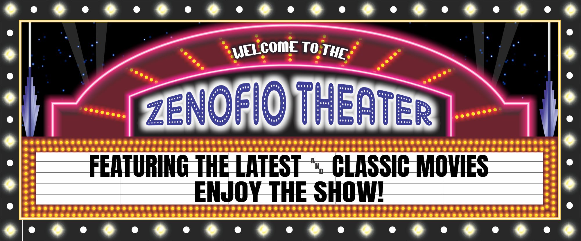 Movie Theater Sign