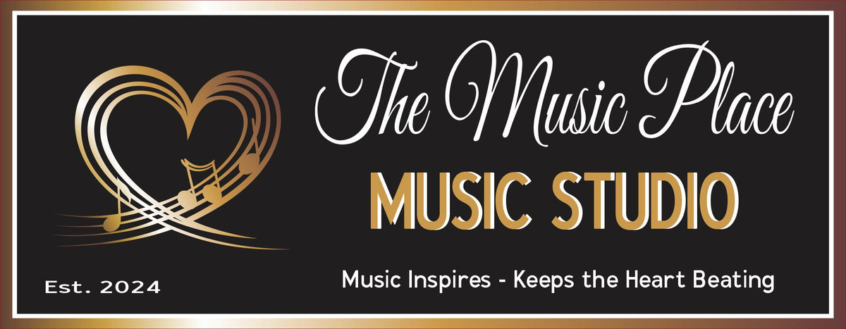 Golden Heartbeat: Custom Music Studio Sign| Fun Sign Factory