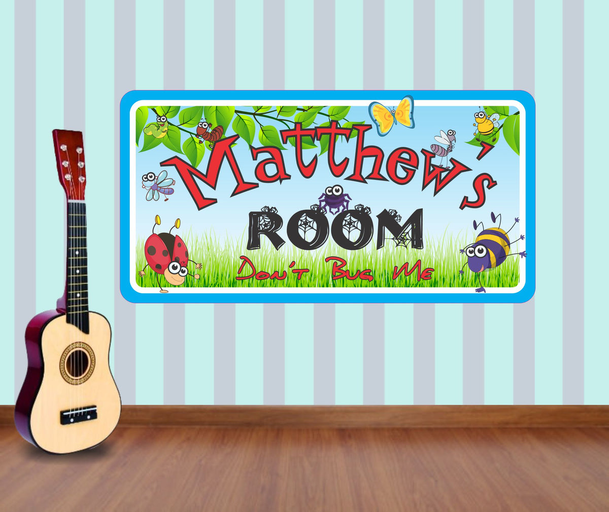 Cute Personalized Kids Sign: Don’t Bug Me| Fun Sign Factory