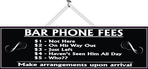 Bar Jokes | Funny Signs| Fun Sign Factory