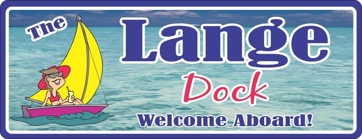 Dock Signs | Nautical Décor| Fun Sign Factory