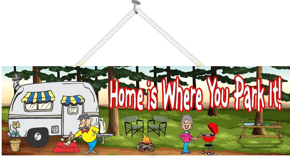 RV Camping | Camp Sign| Fun Sign Factory