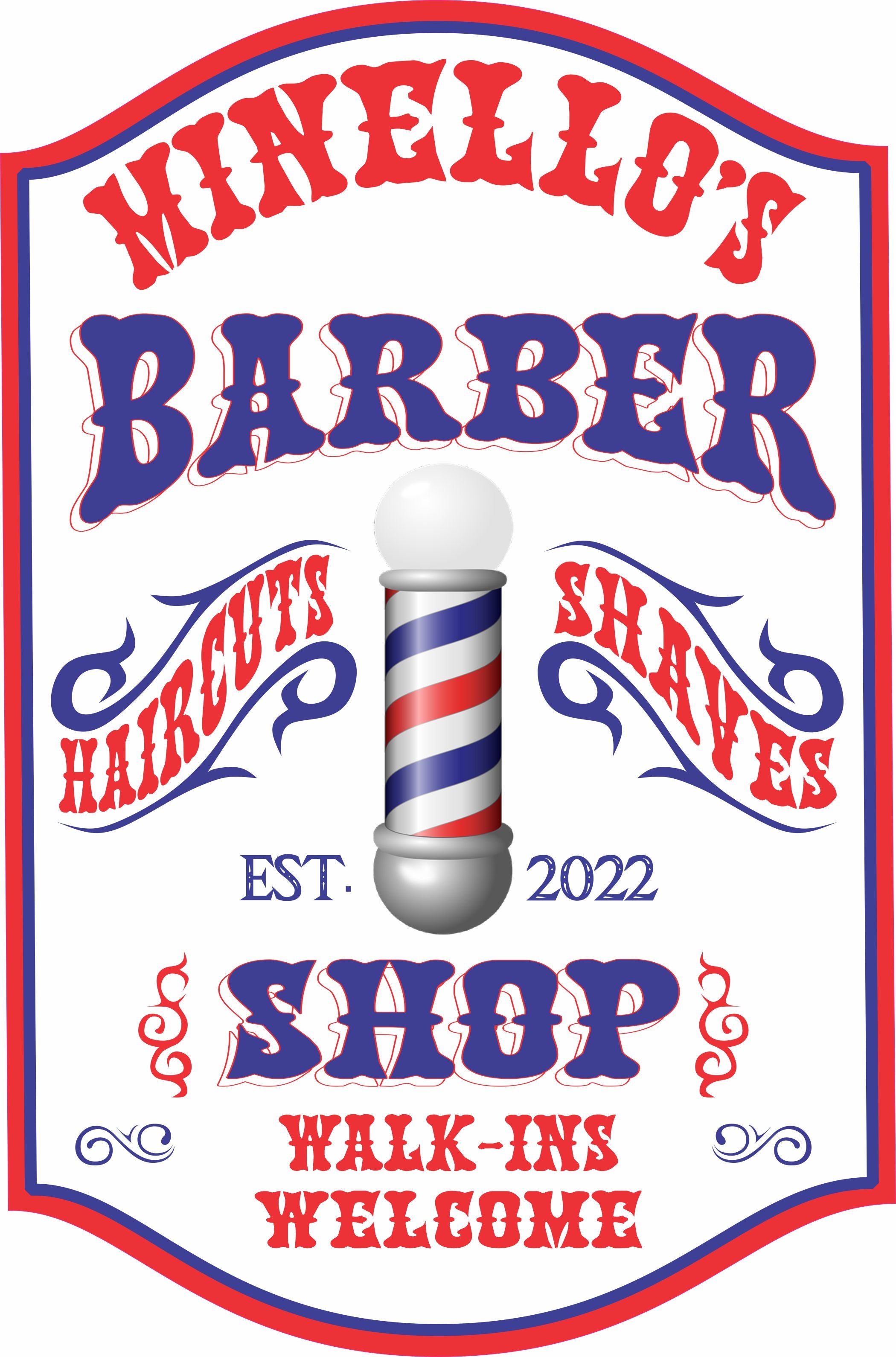 Vintage Barber Shop Sign