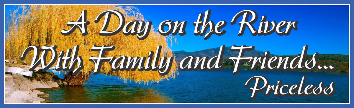 River Art | Nature Art | Fun Sign Factory| Fun Sign Factory