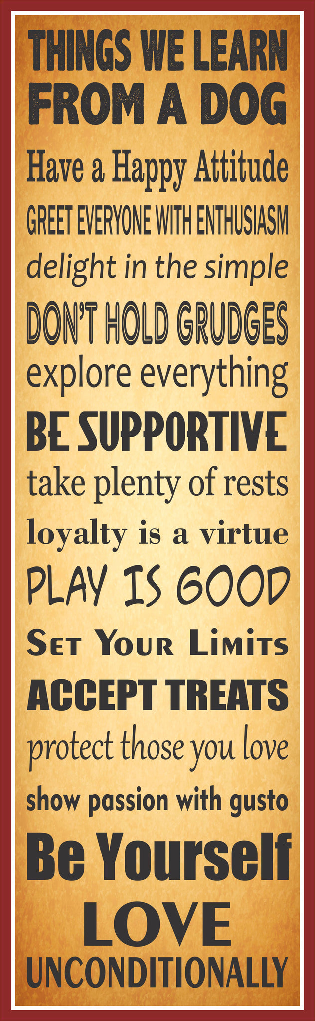 Inspirational Quote Sign | Dog Owner| Fun Sign Factory