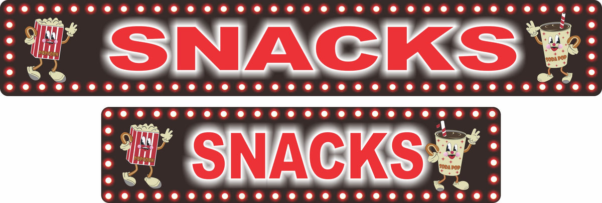 Movie Snacks Sign | Home Cinema Sign| Fun Sign Factory