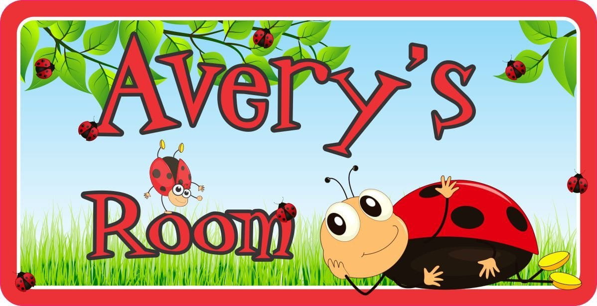 Ladybug | Kids Room Décor| Fun Sign Factory