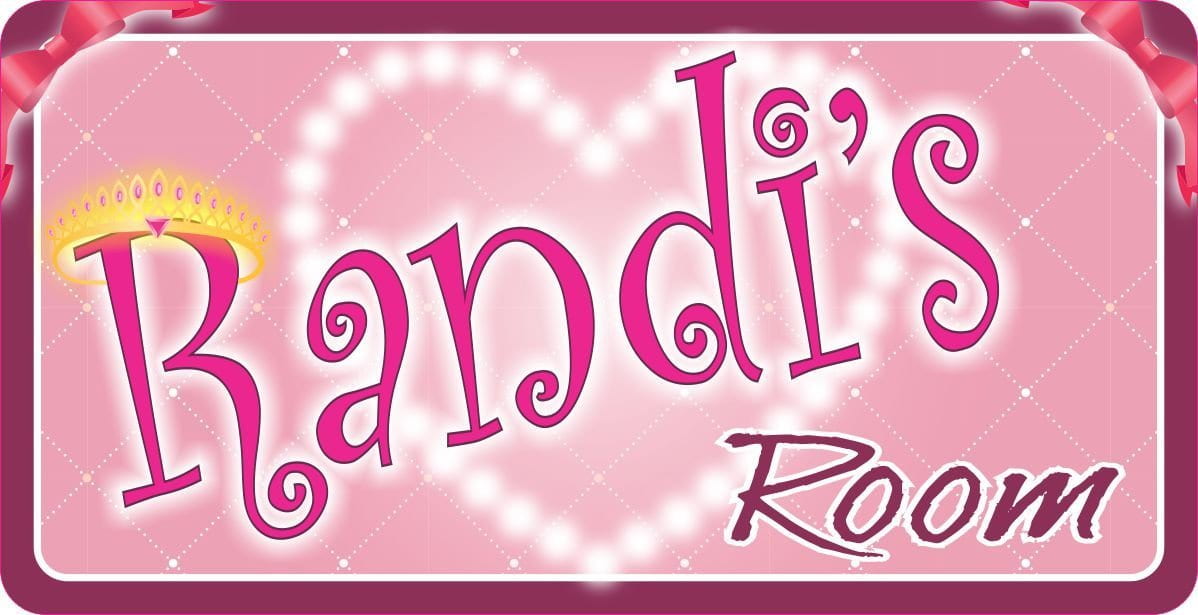 Pink Art | Princess Décor| Fun Sign Factory